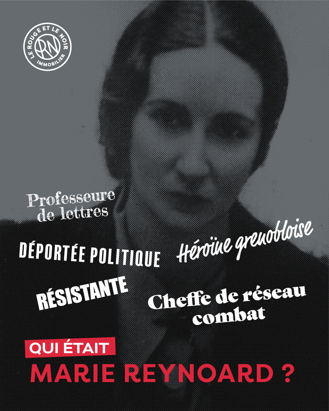 Qui était Marie Reynoard ? - Agence le Rouge et le Noir